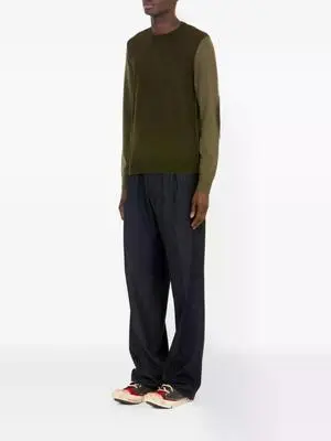 MAISON MARGIELA Elbow-patch Crew-neck Sweater