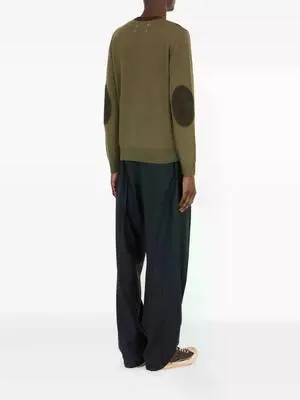 MAISON MARGIELA Elbow-patch Crew-neck Sweater