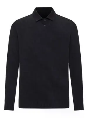 ROBERTO COLLINA Buttoned Cotton-piquet Polo Shirt