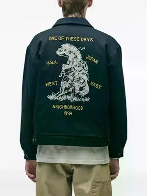 NEIGHBORHOOD Zip-up Jacket With Logo Detail