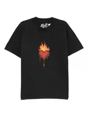 MELT Graphic-printed T-shirt - Black