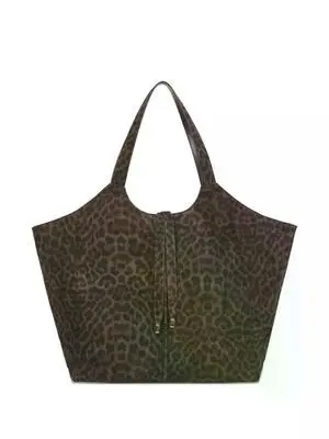 POTAMY Leopard-print Tote Bag