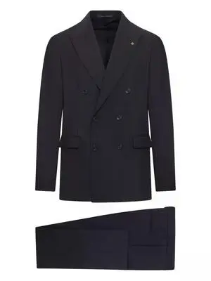 Tagliatore Double-breasted Suit - Black