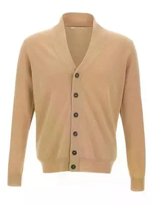 KANGRA Shawl Collar Button Cardigan