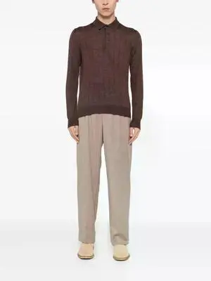 Tagliatore Polo Shirt - Brown