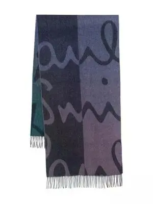Paul Smith Reversible Scarf - Purple
