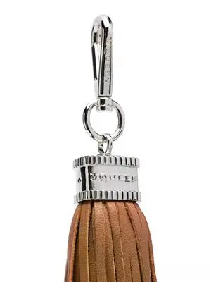 Alexander McQueen Leather Tassel Charm - Brown
