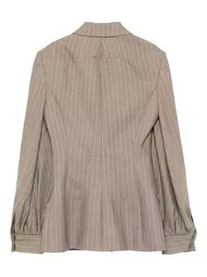 Rochas Striped Virgin-wool Blazer