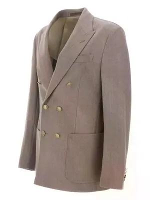 Eleventy Peak-lapels Double-breasted Blazer