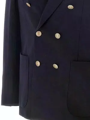Eleventy Double-breasted Wool Blazer