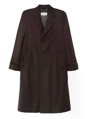 MAISON MARGIELA Button-up Coat - Brown