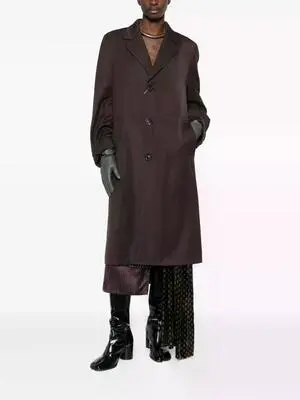 MAISON MARGIELA Button-up Coat - Brown