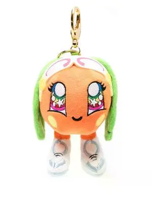 Casablanca Plush Charm Keyring - Orange