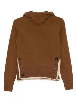 UNDERCOVERISM Contrasting-trim Jumper