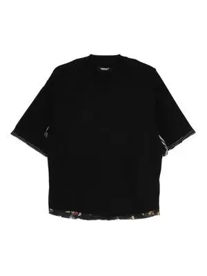 UNDERCOVERISM Printed-trim T-shirt