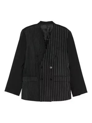 ERNEST W. BAKER Pinstripe Double-breasted Blazer
