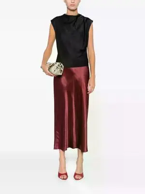 Vince Sleeveless Draped Blouse