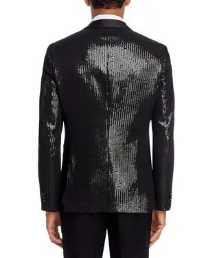Hugo Arti Sequin Notch Extra Slim Fit Dinner Jacket