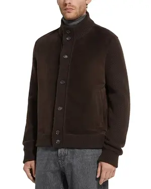 Zegna Paneled Outerwear For Men