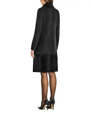 Sentaler Boucle Empire Waist A-line Coat