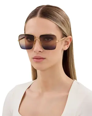 Chloé Square Sunglasses, 61mm