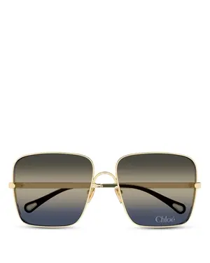 Chloé Square Sunglasses, 61mm
