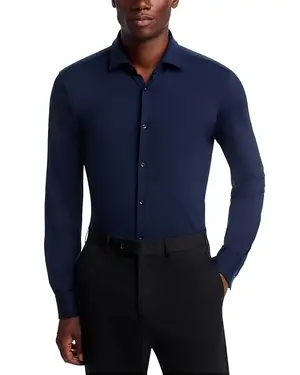 Hugo Kenno Slim Fit Dress Shirt - Navy