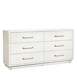 INTERLUDE HOME Taylor 6 Drawer Chest - White