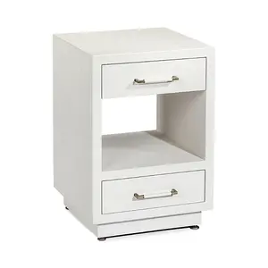 INTERLUDE HOME Taylor Small Bedside Chest - White