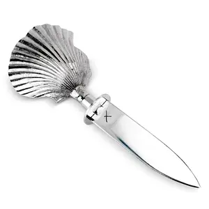 SHELTON METAL Shell Oyster Knife - Silver