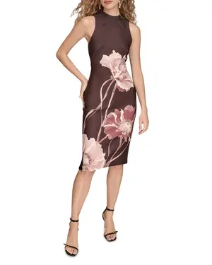 Donna Karan New York Floral Print Dress
