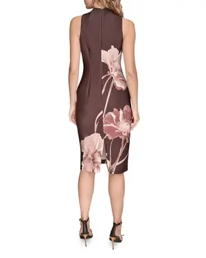 Donna Karan New York Floral Print Dress