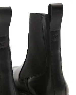 Whistles Elastic Chelsea Boots - Black