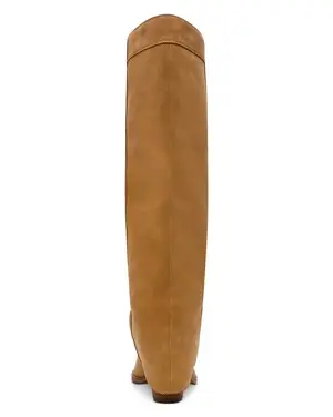 Steve Madden Winnick Fold-over Knee High Boots - Banana Leather