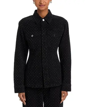 Steve Madden Parc Studded Snap-front Jacket
