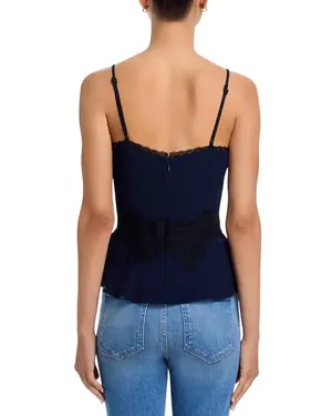 Veronica Beard Lindsey Lace Trim Camisole