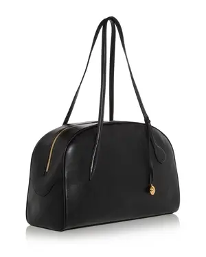LIFFNER Leather Bowling Bag