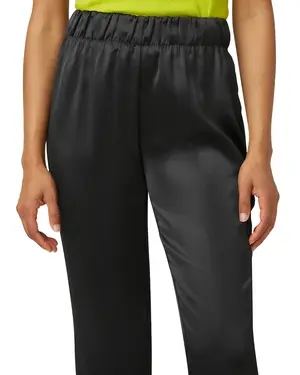 Hue Satin Wide-leg Leggings