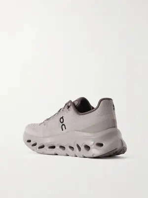On Cloudtilt Stretch Recycled-knit Sneakers - Brown