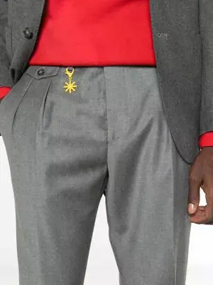 MANUEL RITZ Pleated Wool Trousers