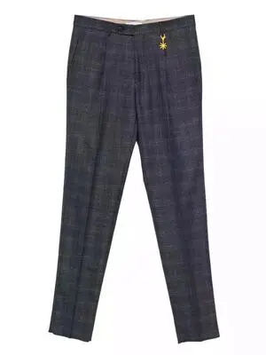 MANUEL RITZ Check-pattern Trousers