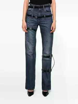 Coperni Multi-belt Five-pocket Jeans