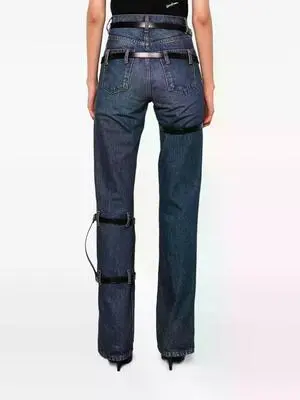 Coperni Multi-belt Five-pocket Jeans