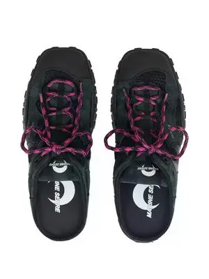 MARINE SERRE Laces Detail Mules