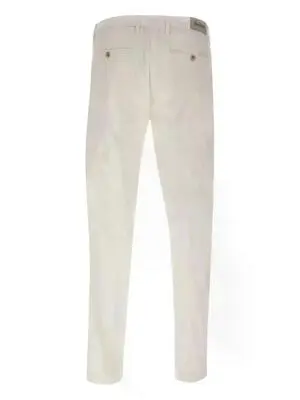 RE-HASH Logo Button Chinos Trousers