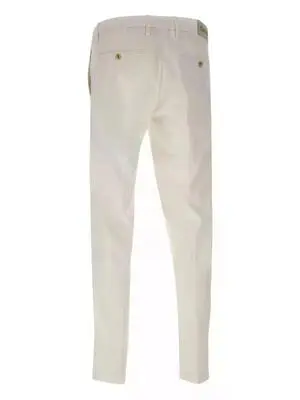 RE-HASH Logo Button Chinos Trousers