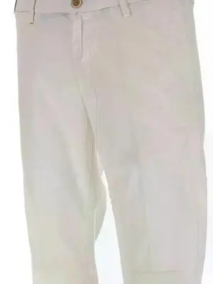 RE-HASH Logo Button Chinos Trousers