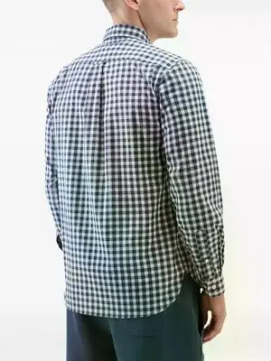Woolrich Micro-checked Cotton Shirt - Blue
