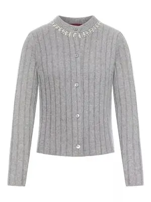 Gucci Ribbed-knit Cardigan
