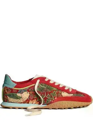 HOFF Bridge Morris Floral-print Sneakers - Red